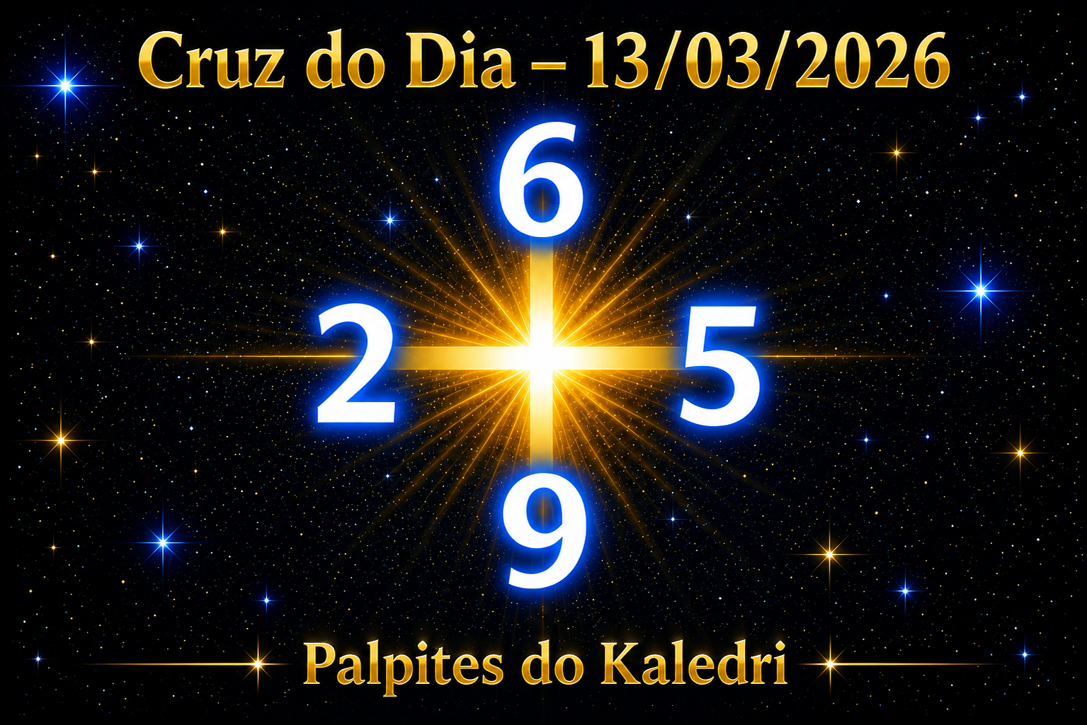 Cruz Do Dia 13/06/2026 | Números Da Sorte De Hoje – Kaledri